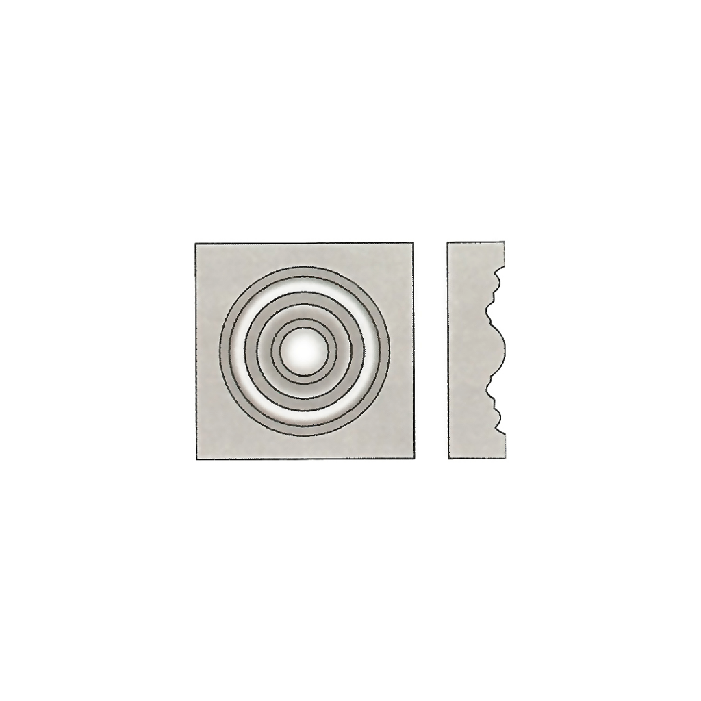 Square Edge Corner Blocks SCB1534 – World Of Moulding